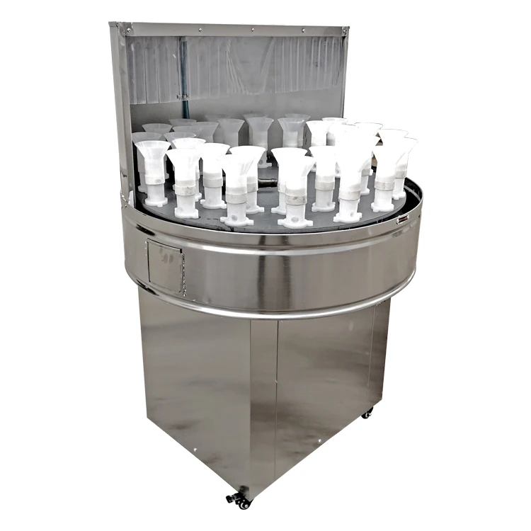 Efficient Amber Glass Jars Rinser - Semi Automatic Machine