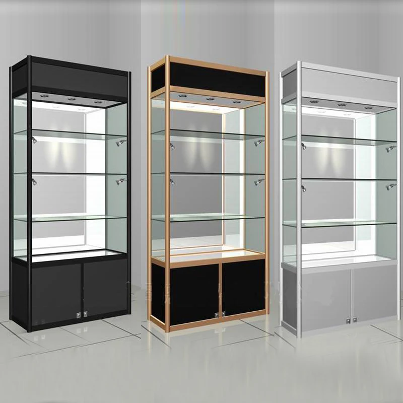 Shop Our Selection of Used Glass Showcases & Display Cases with LED