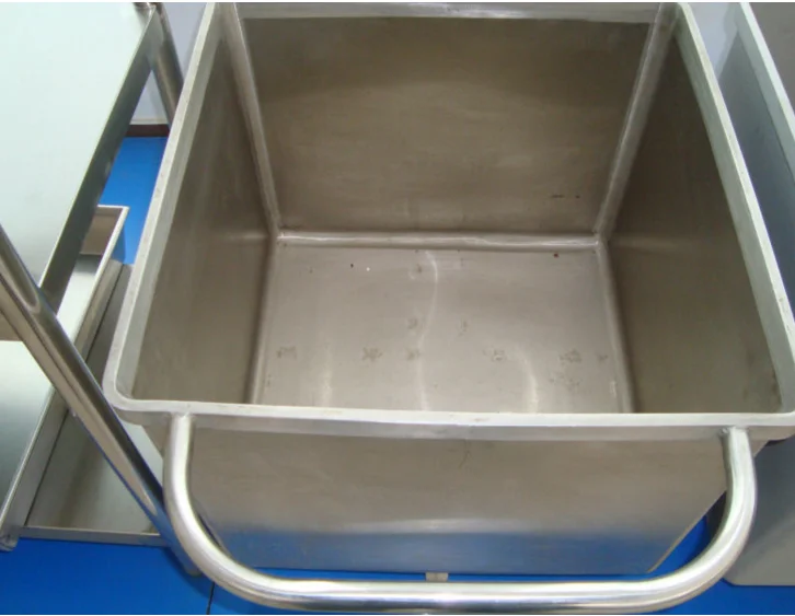 Customized 304 Stainless Steel Meat Trolley New Condition Standard ...