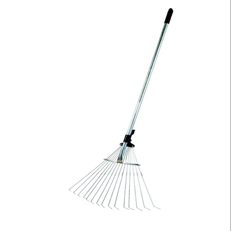63 Inch Adjustable Metal Garden Leaf Rake - Buy Garden Cultivator Rake ...