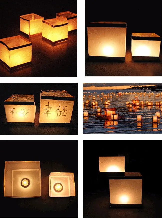 Namay Water Floating Candle Lanterns - Biodegradable & Durable