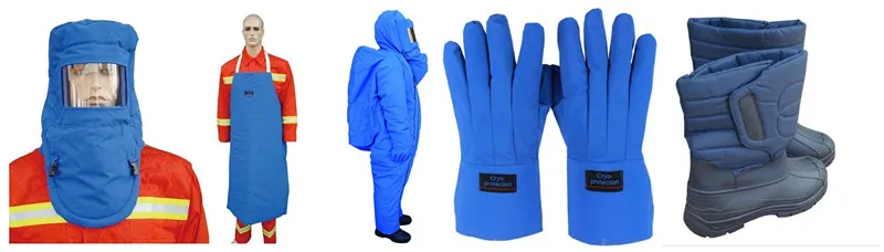 48cm Length Cryogenic Safety Kits Cryogenic Gloves And Ppe - Buy ...
