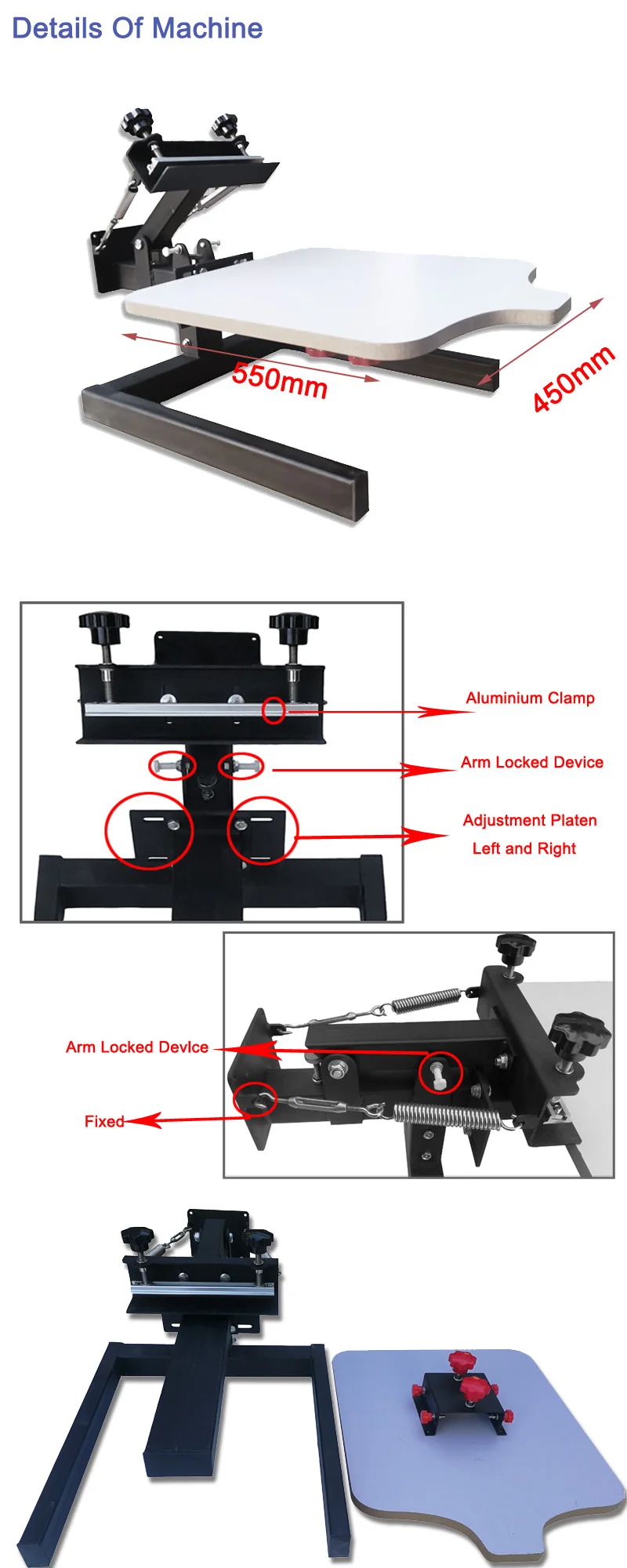 Simply Hand Screen Print Table - Easy Textiles Printing