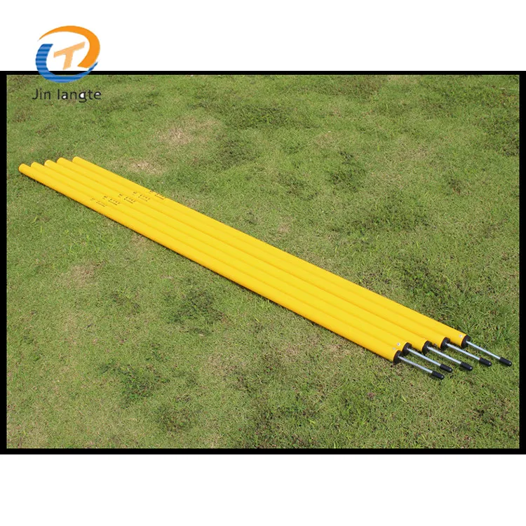 Custom Colors Folding Plastic Slalom Pole Agility Training Soccer ...