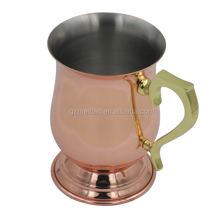Stainless Steel 300ml Goblet Of Fire Copper Plated Moscow Mule Mug For ...