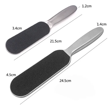 Metal Handle Stainless Steel Pedicure Replaceable Sandpaper Foot File ...