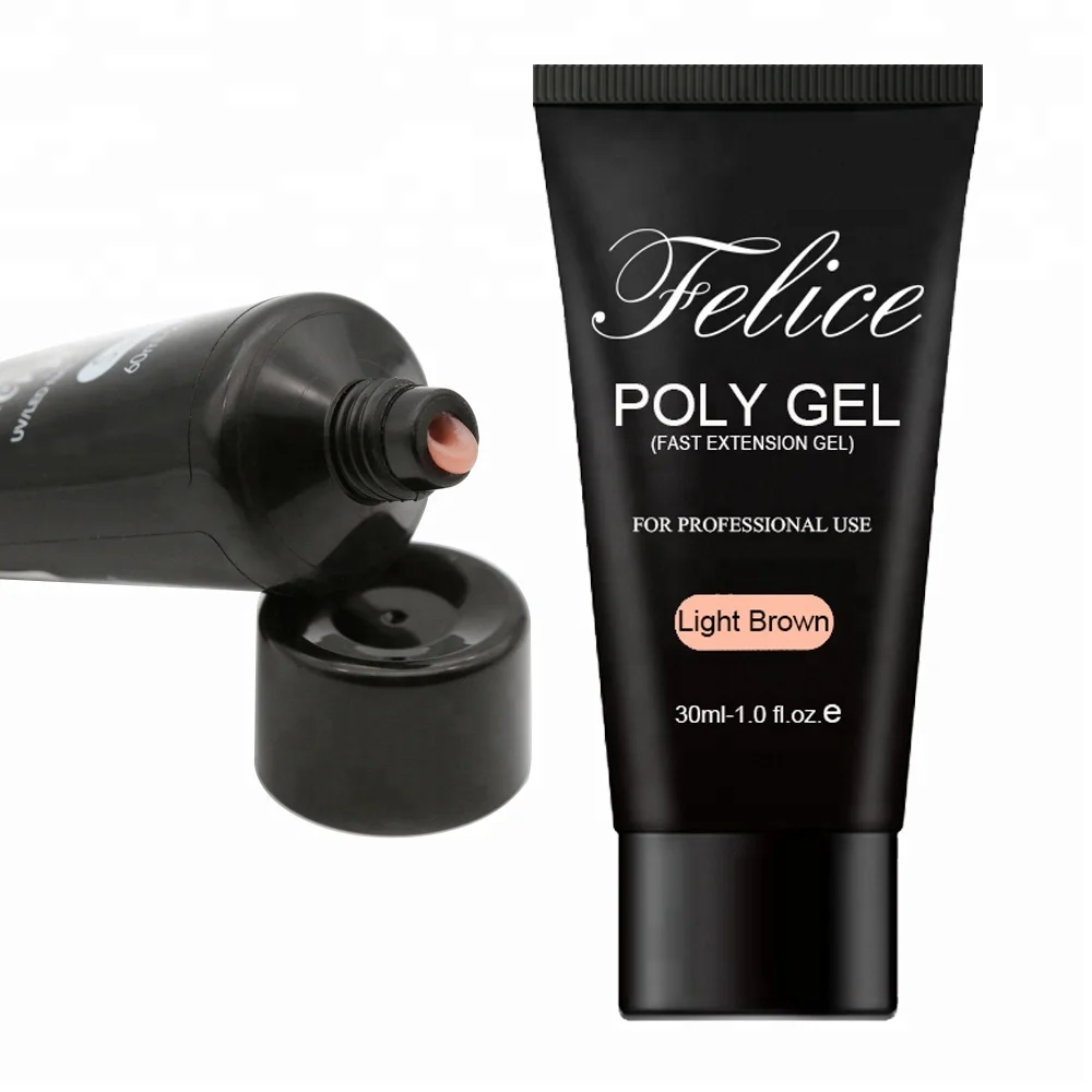 Newest Poly Gum Acrylic Gel Uv Nail Art Polish Wholesale Professional 6 ...