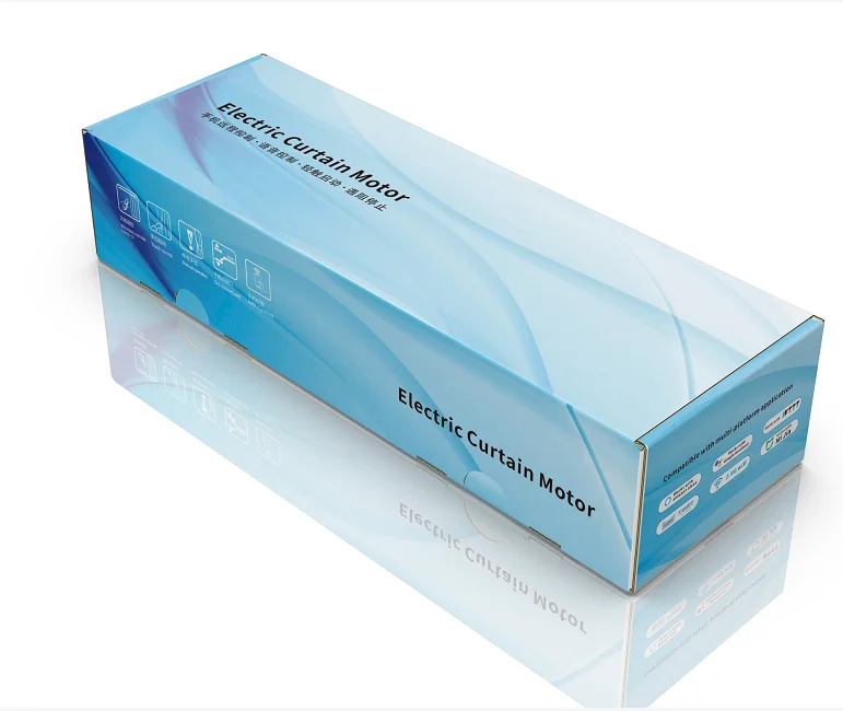 Motorized Wave Track Heading On Motorized Track For Ripple Fold Curtain ...