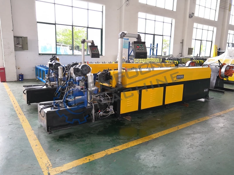 Ventilation Duct Tdc Flange Rolling Machine Stainless Steel Sheet Metal ...