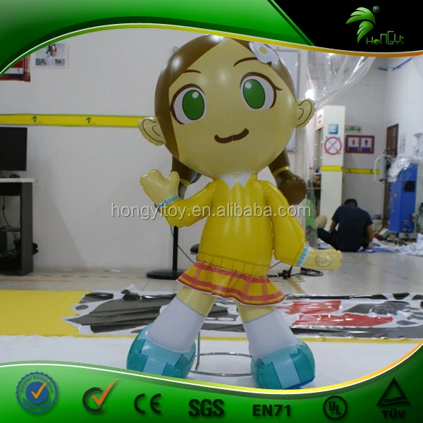 Hongyi Inflatable Toys 1.2M Inflatable cute girl,inflatable anime ...