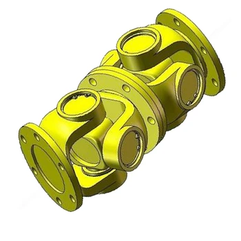 Short Non-stretch Flange Type Hardy-spicer Universal Joint Cardan Shaft ...