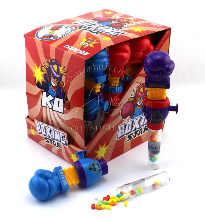 Boxing Star Candy Toy - Telescopic Toy Fist for Kids
