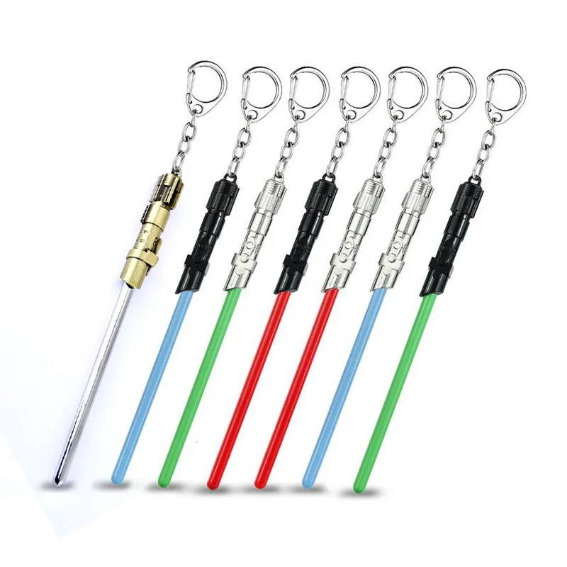 Anime Lightsaber Keychain Fashion Cosplay Accessories Key Chains ...