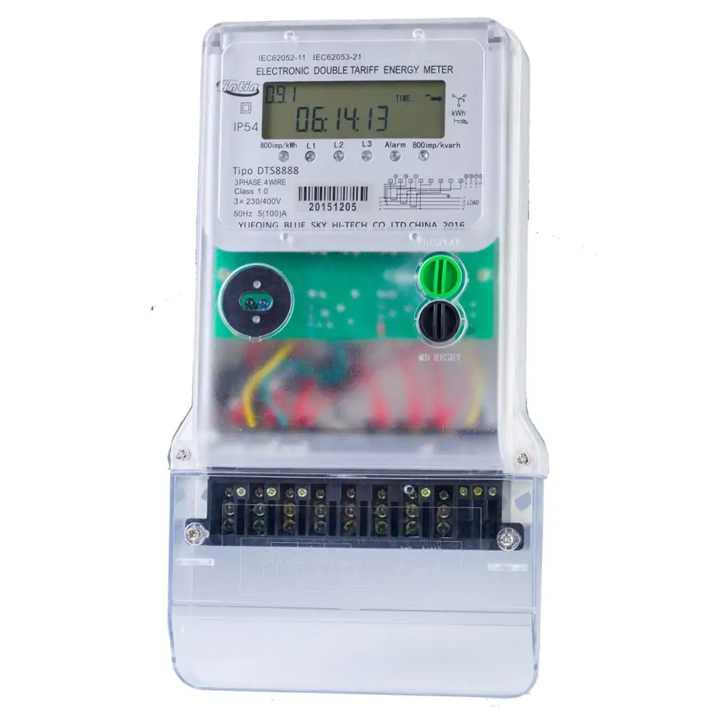 Three-phase Four-wire Digital Electronic Transparent Long Terminal ...