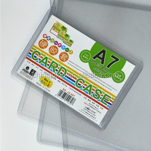 A4 Hard Plastic Transparent Card Case| Alibaba.com