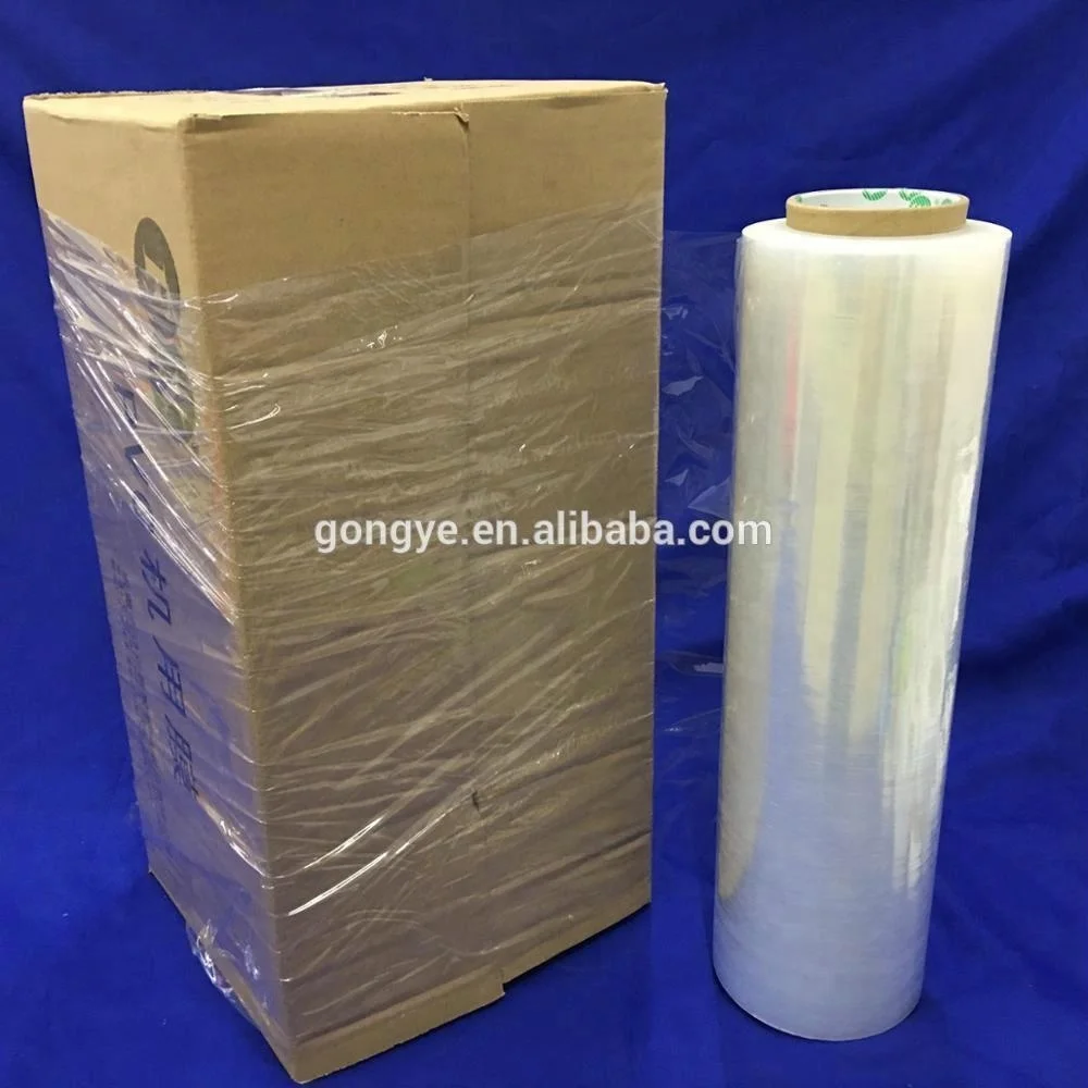 High Clarity Soft Pallet Stretch Wrap High Cling Pe Cast Stretch Film ...