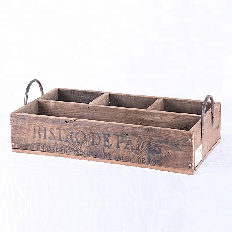 Vintage Farmhouse Rustic Wooden Condiment Caddy - Buy Wooden Condiment ...
