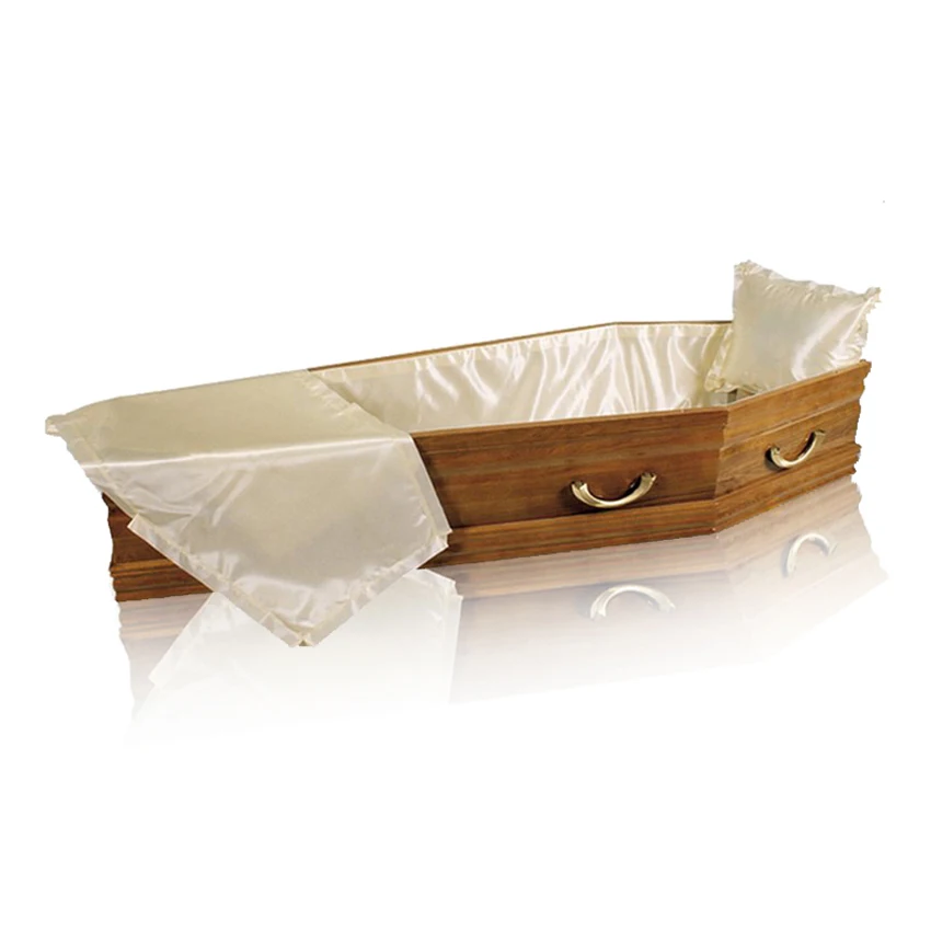 High Quality Wooden Coffin Interior Emperor Casket Interiors Fabrics ...
