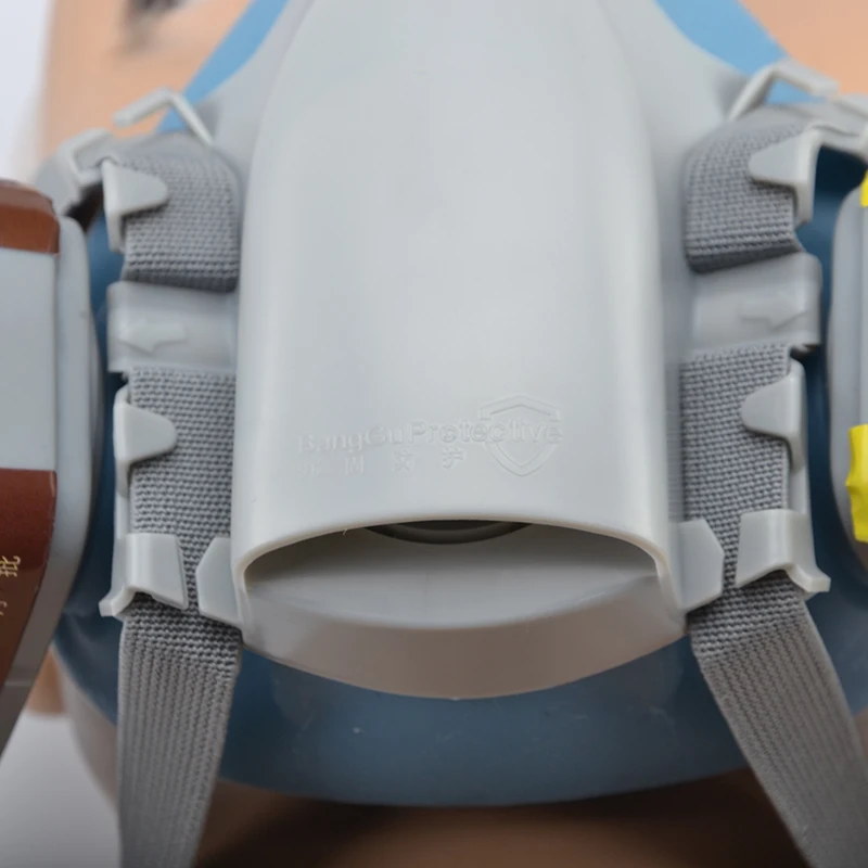 Factory Chemical Safety Respirator Gas Mask Half Face Anti Toxic Dust ...