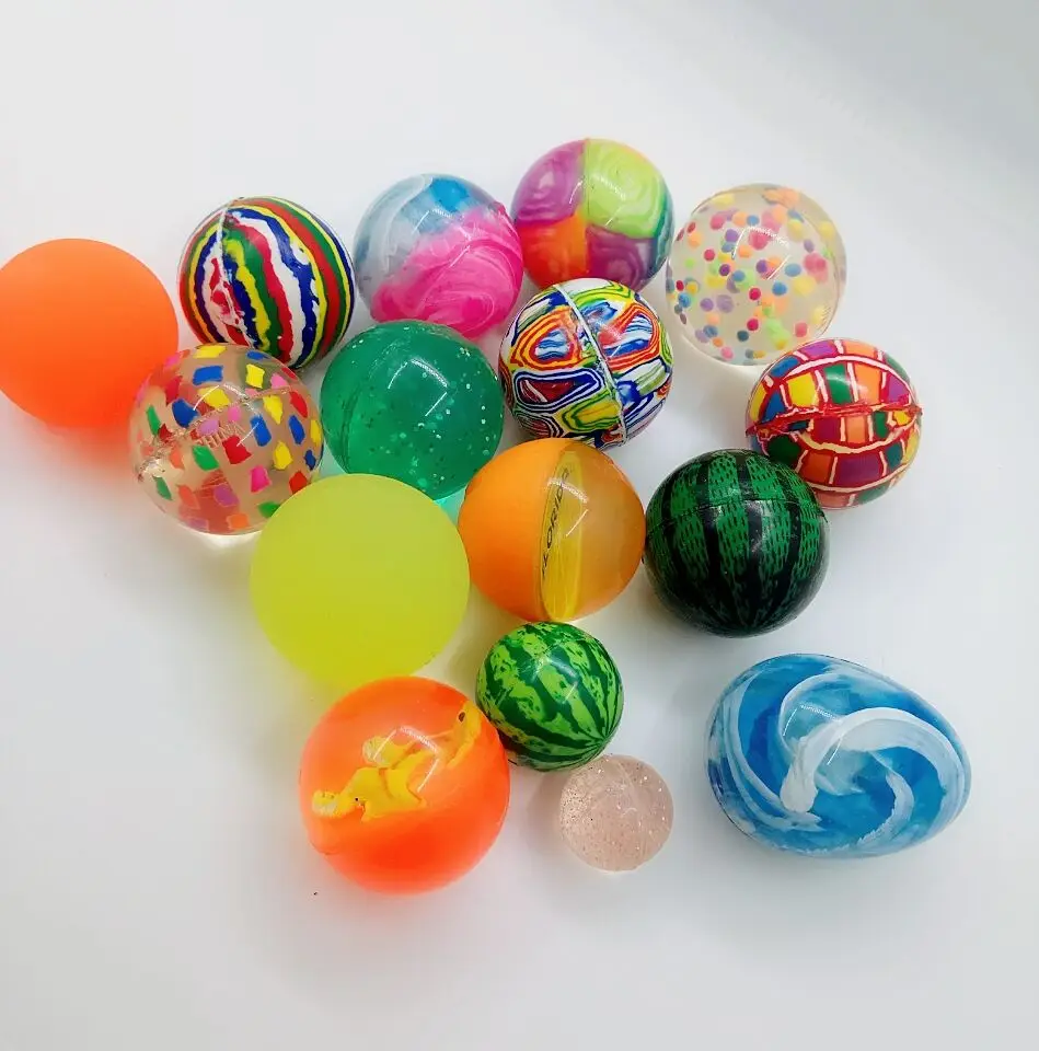Custom Design Promotional Bulk 32mm Rubber Bouncy Ball