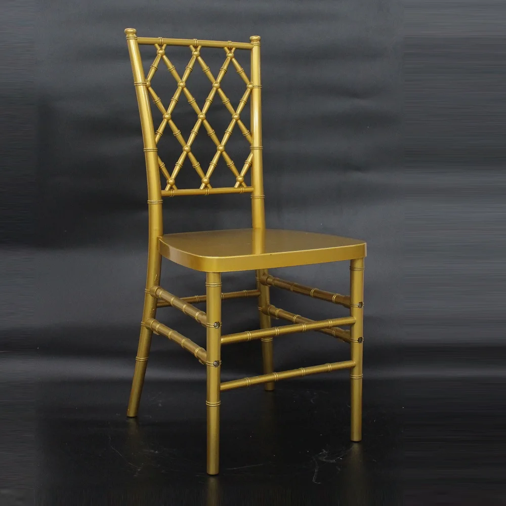 Modern Gold Plastic Acrylic Resin Chiavari Chairs for Banquet Outdoor ...