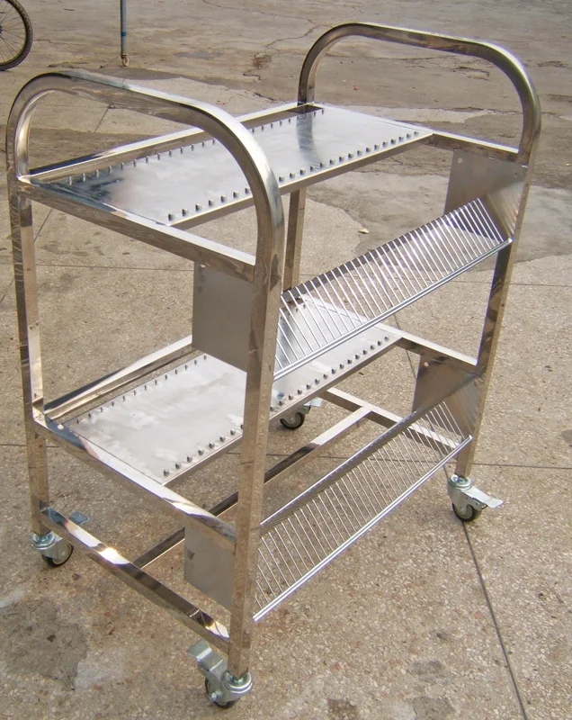 SMT Feeder Trolley - Durable Stainless Steel Storage Cart