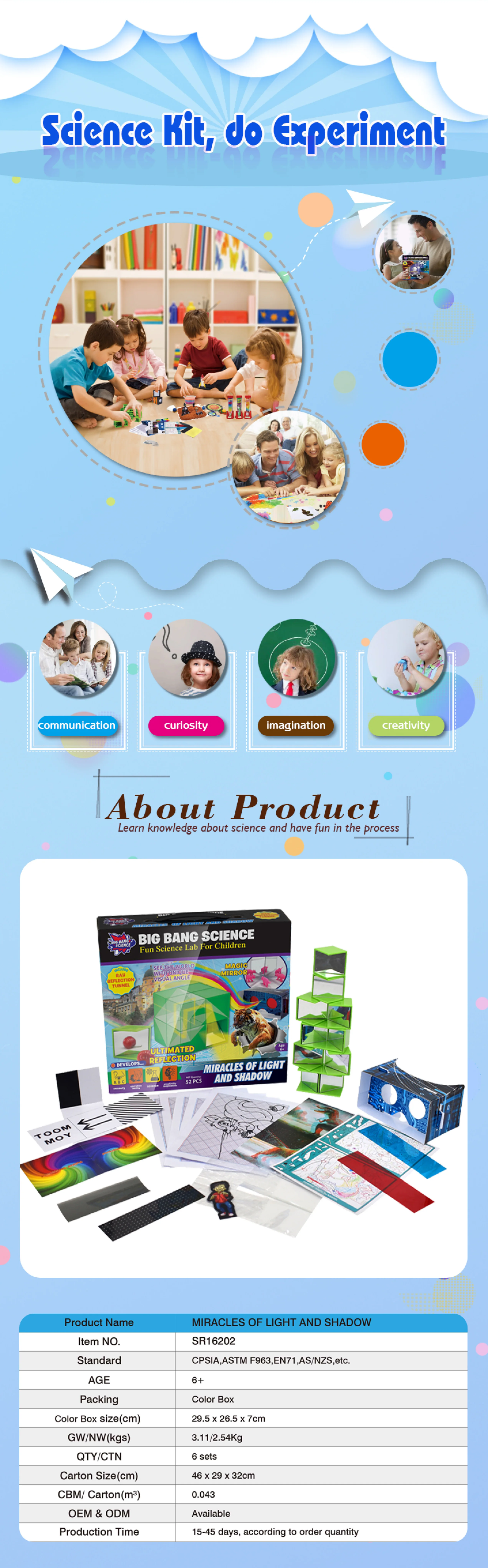 3D Optical Illusion Holographic Image Visual Toy for Kids