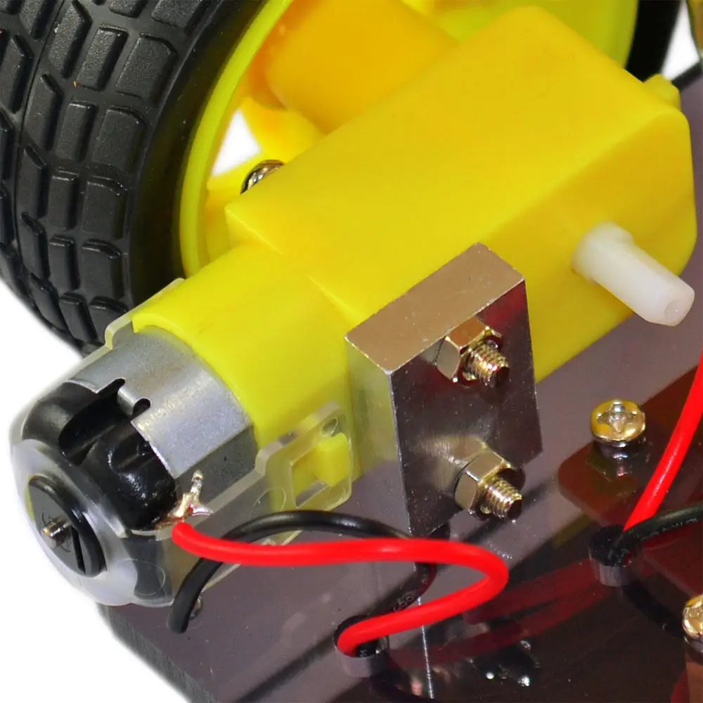 Smart Robot Car Chassis Kit Ultrasonic Motor 4wd Chassis Diy Robot Rc ...