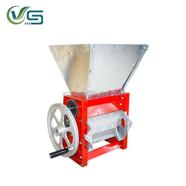 Hand operated coffee pulper/coffee bean dehuller/husker/ coffee peeling ...