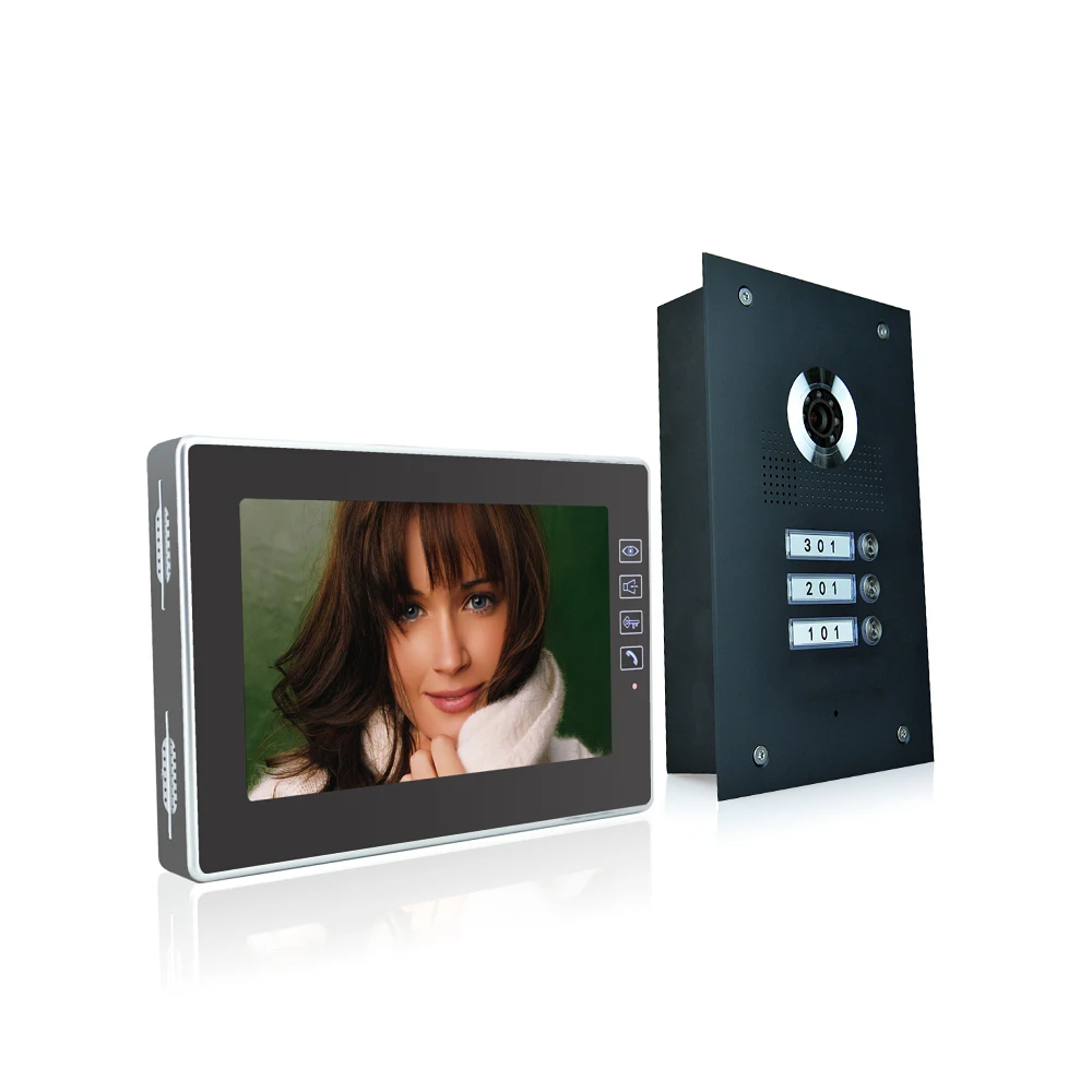 Waterproof Videophone Doorbell Two Way Talking Button Apartment ...