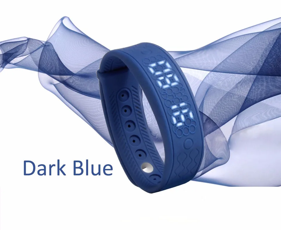 Mutifunctioal Wristband Heart Rate Monitor Alarm Vibrating Wrist Band ...
