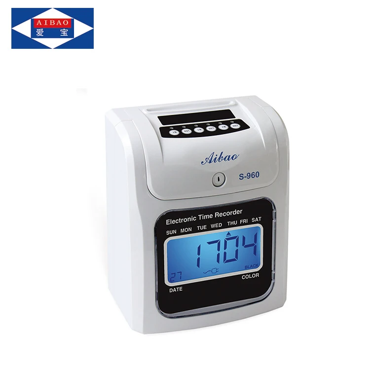 Time Card Clock Machine