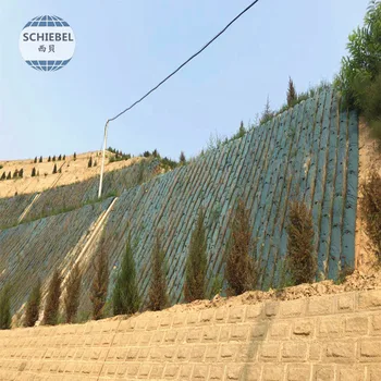 Mountain Steep Slope Erosion Control Geotextile Long Bag For Sand Geo ...