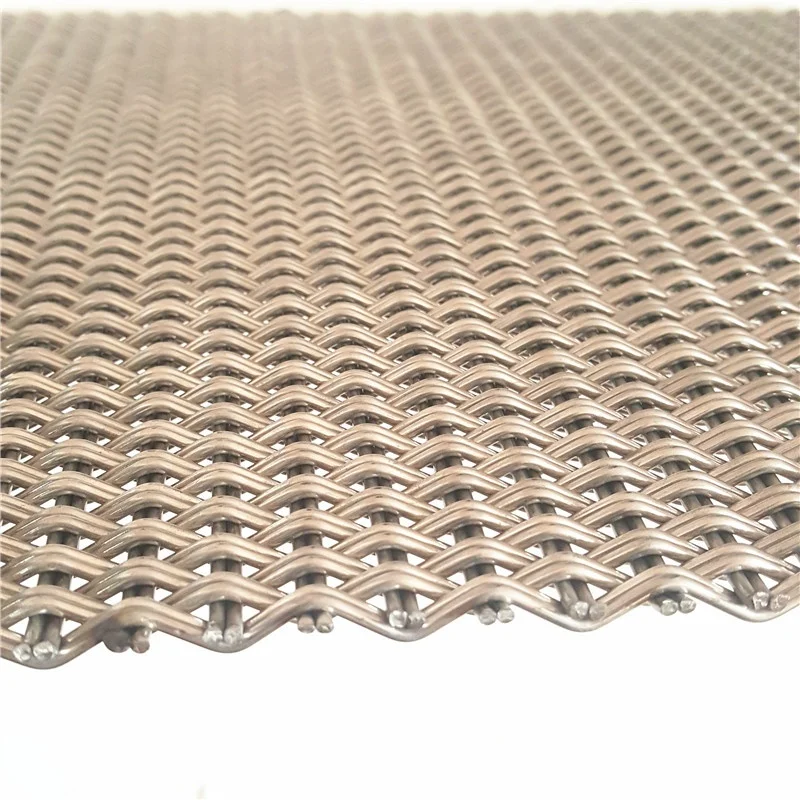 Room Divider Aisi304 Square Weave Wire Mesh,Crimped Type Architectural ...