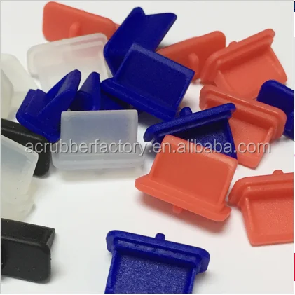 Black Rubber USB A Type Female Anti Dust Plugs Stopper Black silicone ...