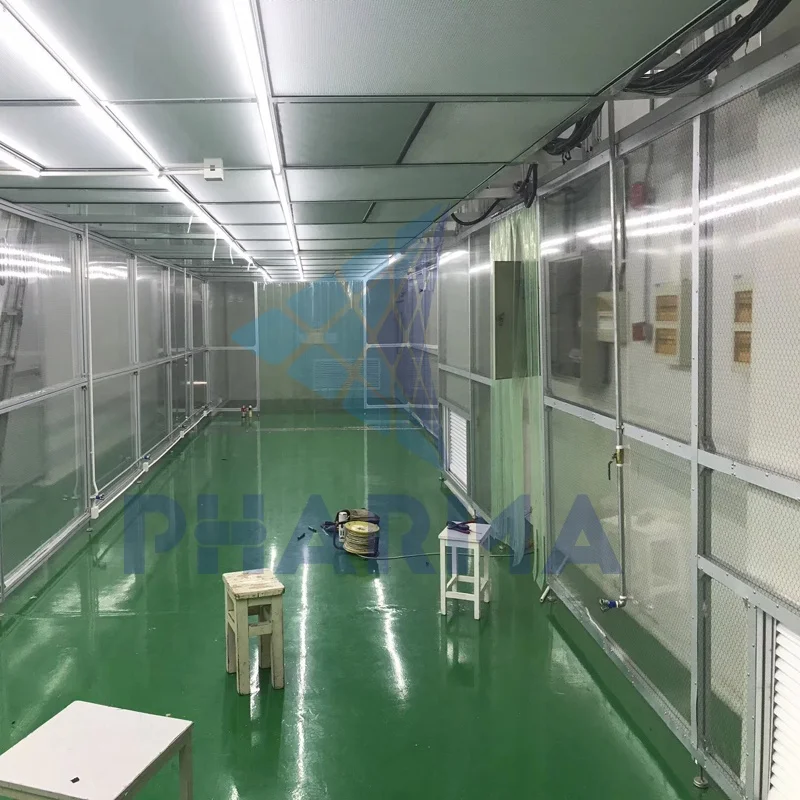 Iso7 Usa Gmp Standard Cleanroom Clean Booth With Hepa Fan Filter Unit ...