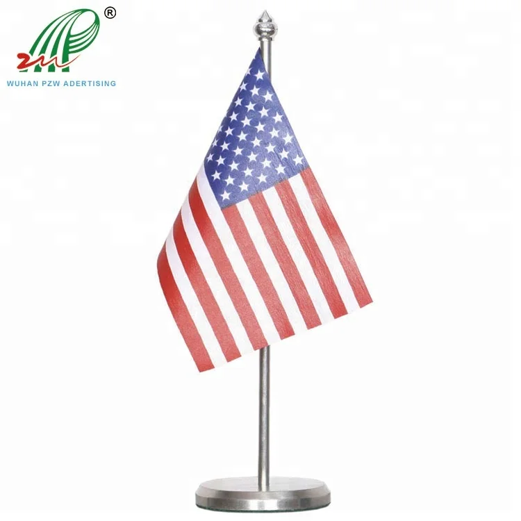Custom Mini Desktop Flag Banner, Standal Flags, Table Flag Stand ...