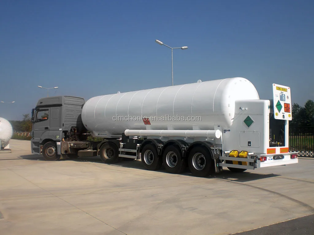 Cryogenic Liquid CO2 Trailer Transport Tanks - Truck Tanker