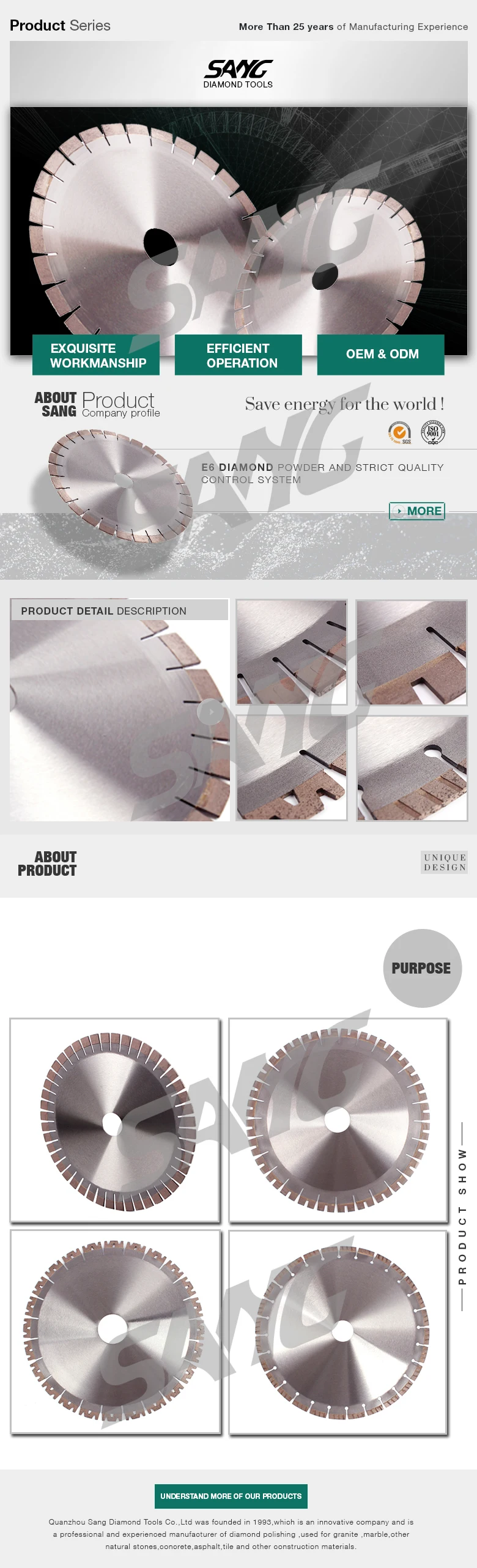 36 Inch Diamond Cutting Disc - Fast & Stable Performance