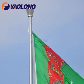 Seamless Welded Electric Remote Controlled Flagpole With Electric Winch ...