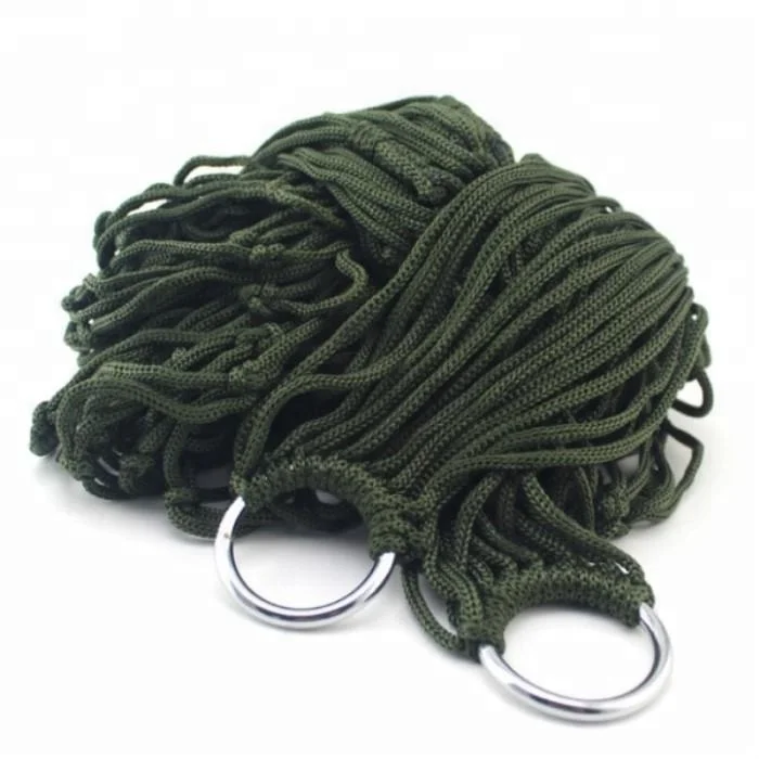 Comfortable Hanging Nylon Mesh Rope Hammocks Portable Rope Hammock