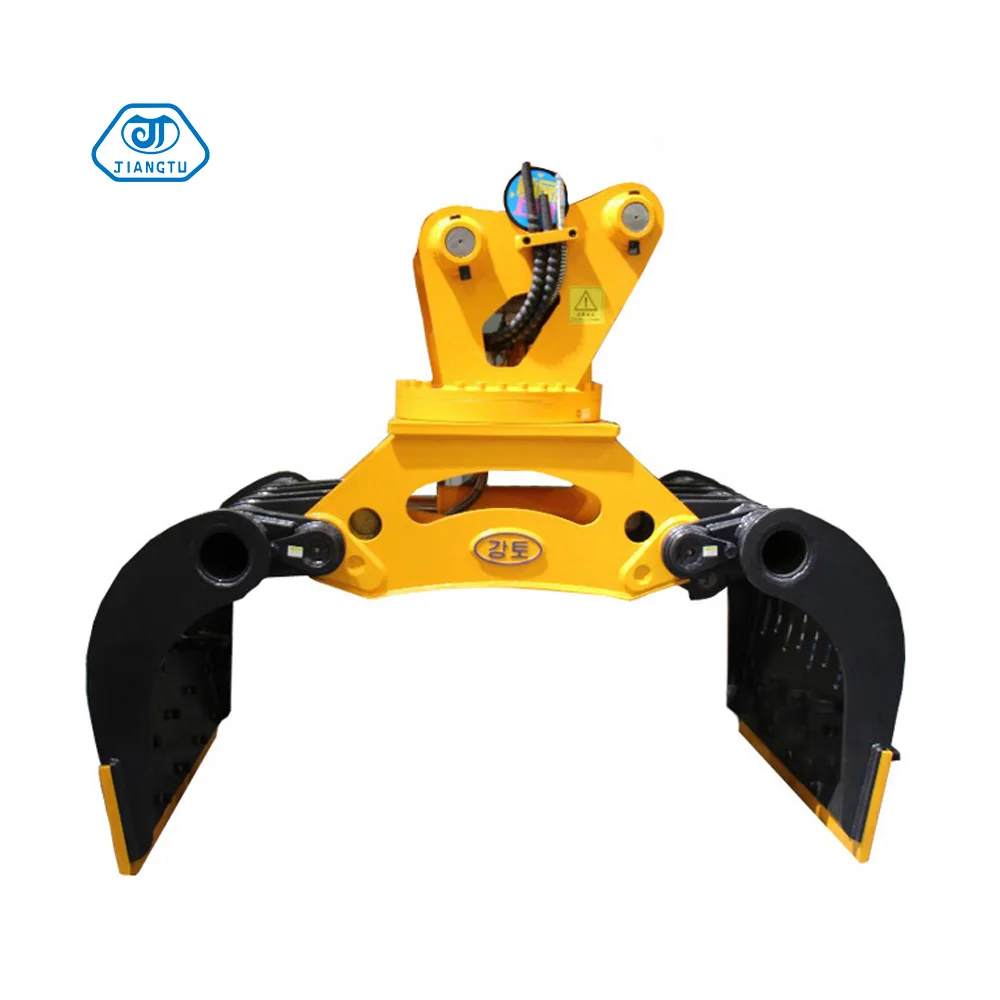 Excavator Demolition Hydraulic Rotating Grapple Scrap Metal Grab For ...