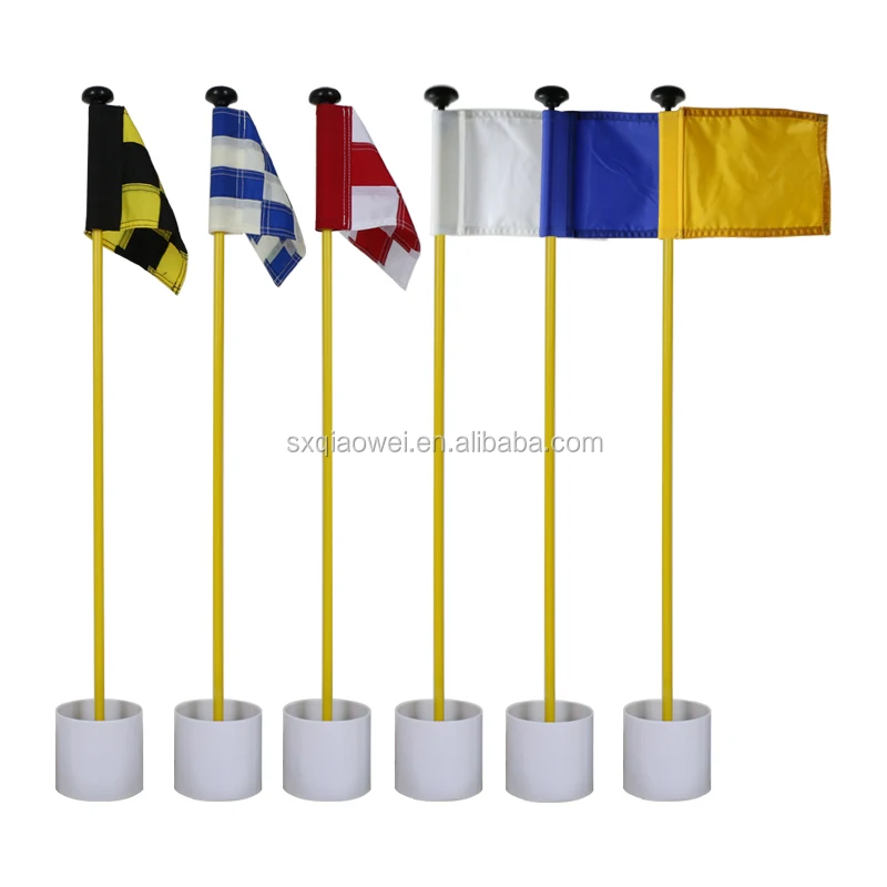 Custom Golf Putting Green Flag - Blank Golf Flag with Tube