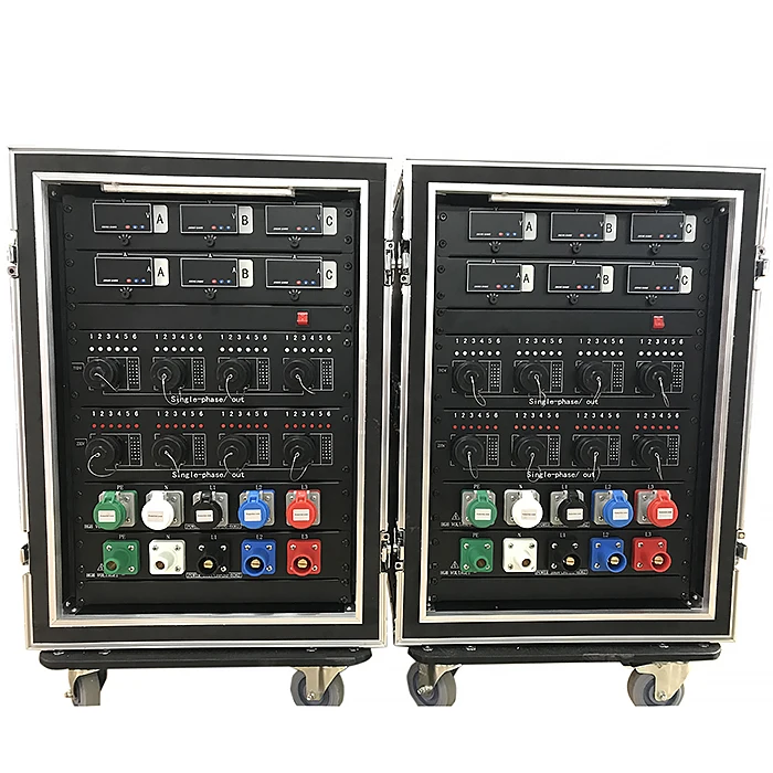 48-Way Socapex Panel Board Power Distro with 3 Phase in Mains ...