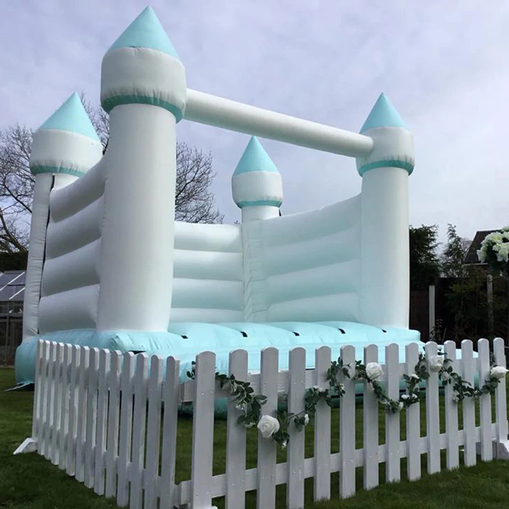 High Quality Inflatable White Wedding Bounce House Party Birthday Event ...