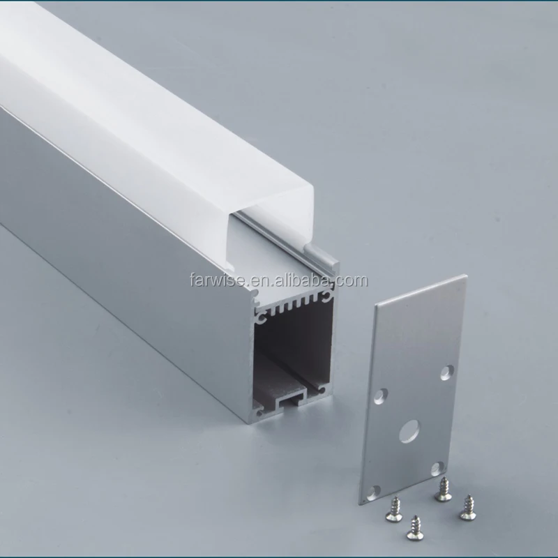 New Led Linear Light Cover Aluminum Extrusion Profiles And Plastic ...