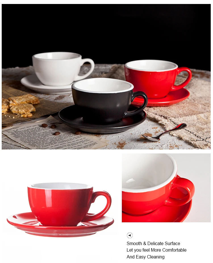 Color Ceramic Mug Set - Eco-Friendly Porcelain Coffee Cups for ...