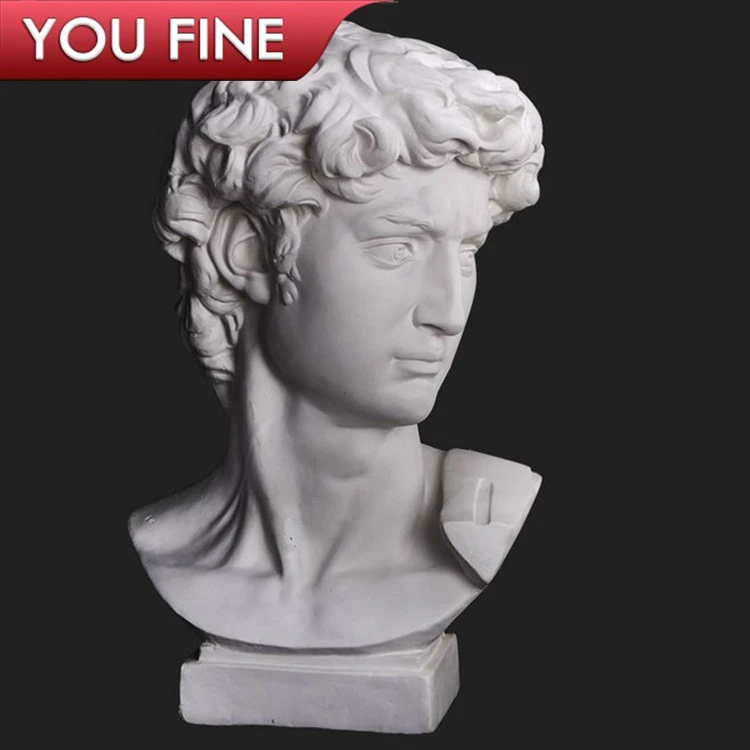 Alibaba.com: Famous White Marble Statue of David Head, decorative art ...