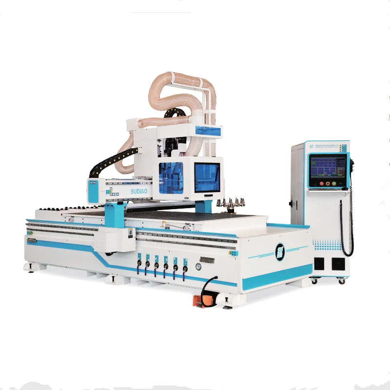 Multiple Hole Machines Wood Boring 1325 Atc Cnc Router Machine Big ...