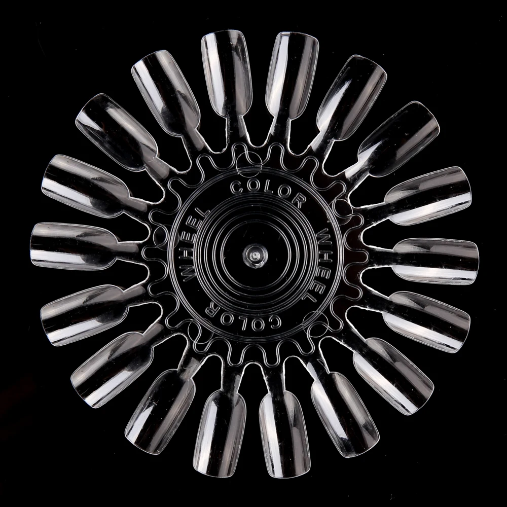 Wholesale Nail Color Chart Board 18tips Nail Color Chart Car Wheel Nail ...